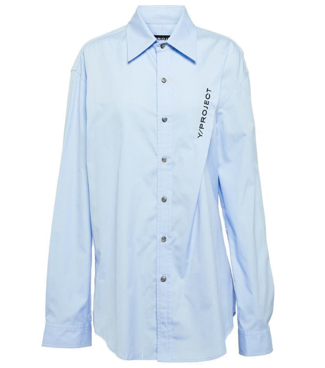 Y/Project Logo cotton shirt Y/Project