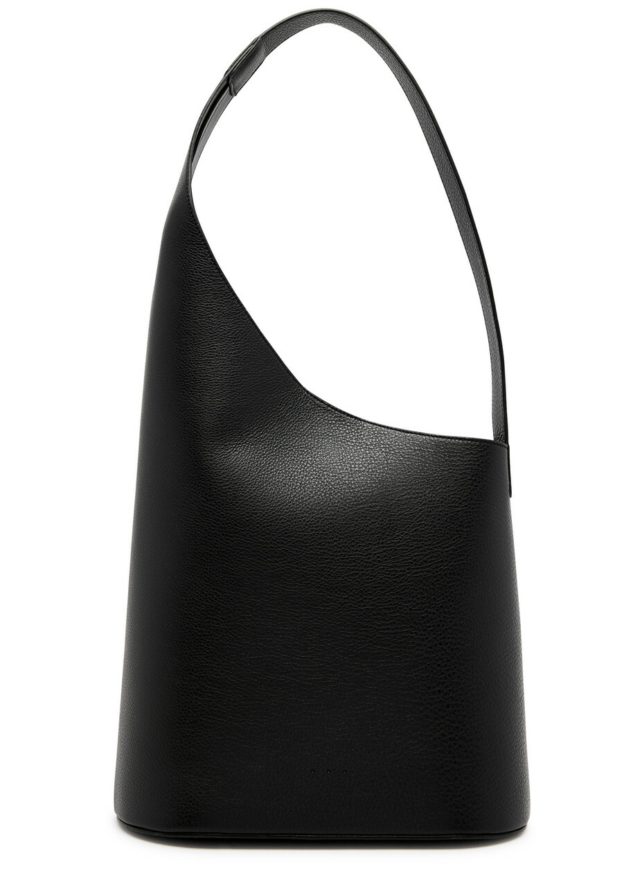 Aesther Ekme Lune Grained Leather Tote - Black - One Size Aesther Ekme