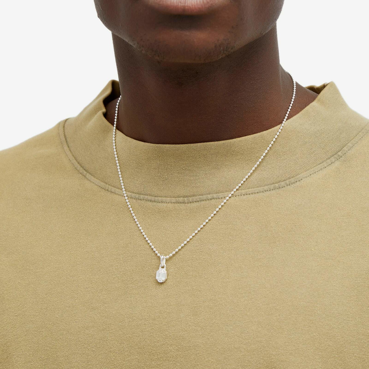 Hatton Labs Men's Mini Emblem Pendant Necklace in Sterling Silver Hatton Labs
