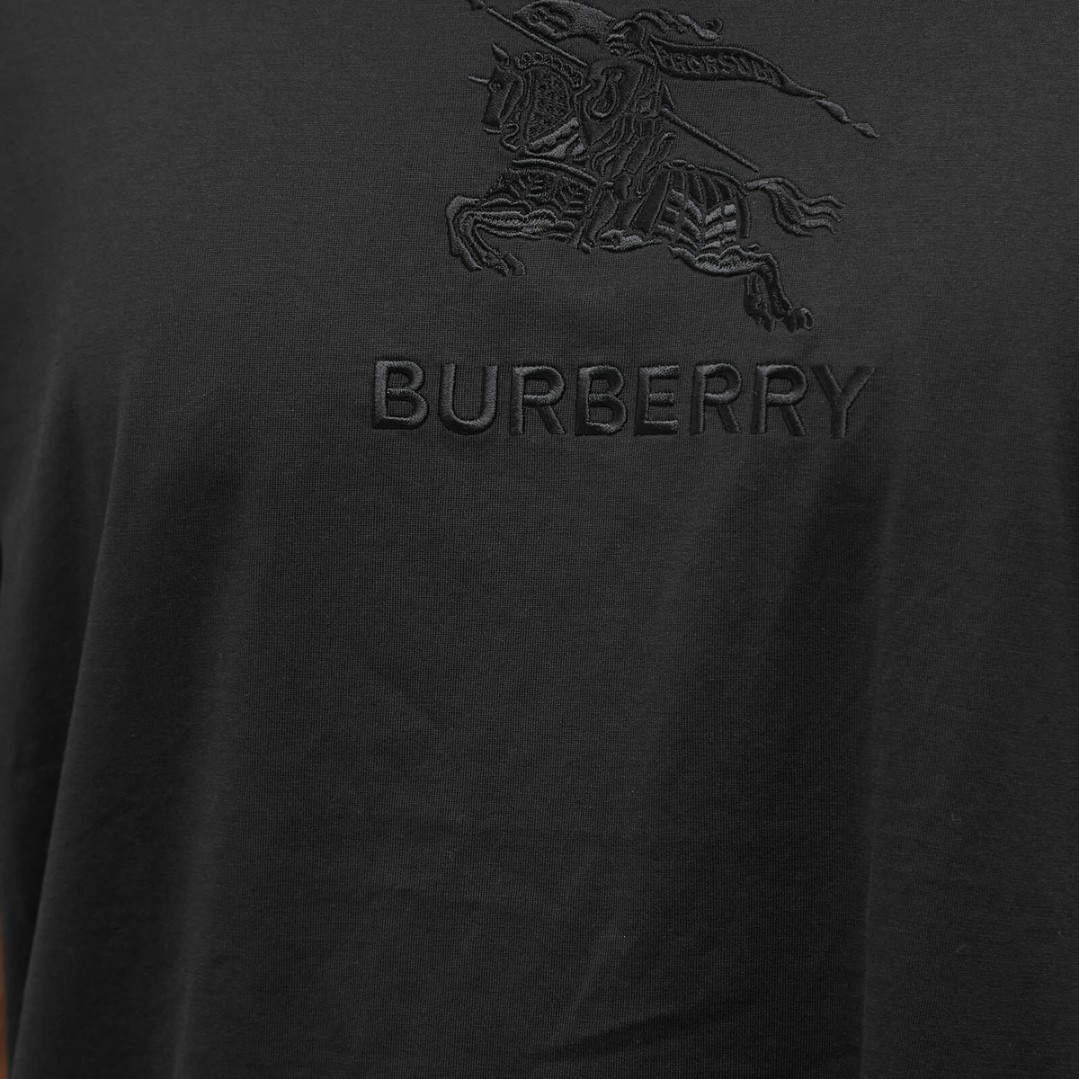 Burberry Men's Tempah Embroidered Logo T-Shirt in Black Burberry