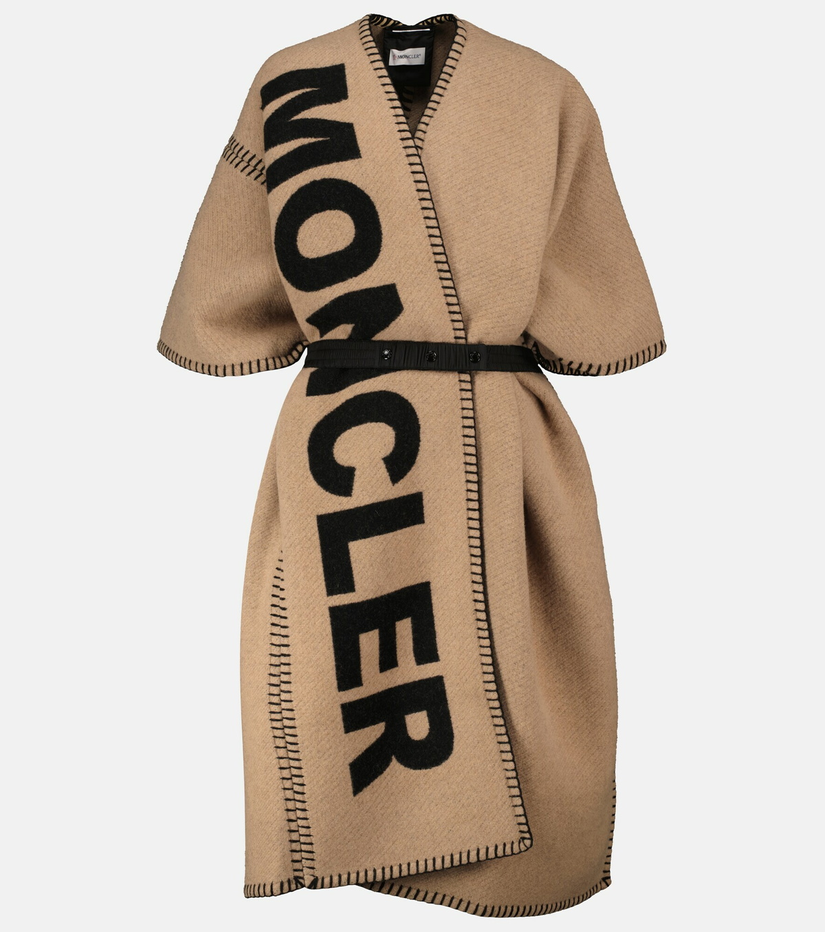 Moncler - Wool-blend poncho Moncler