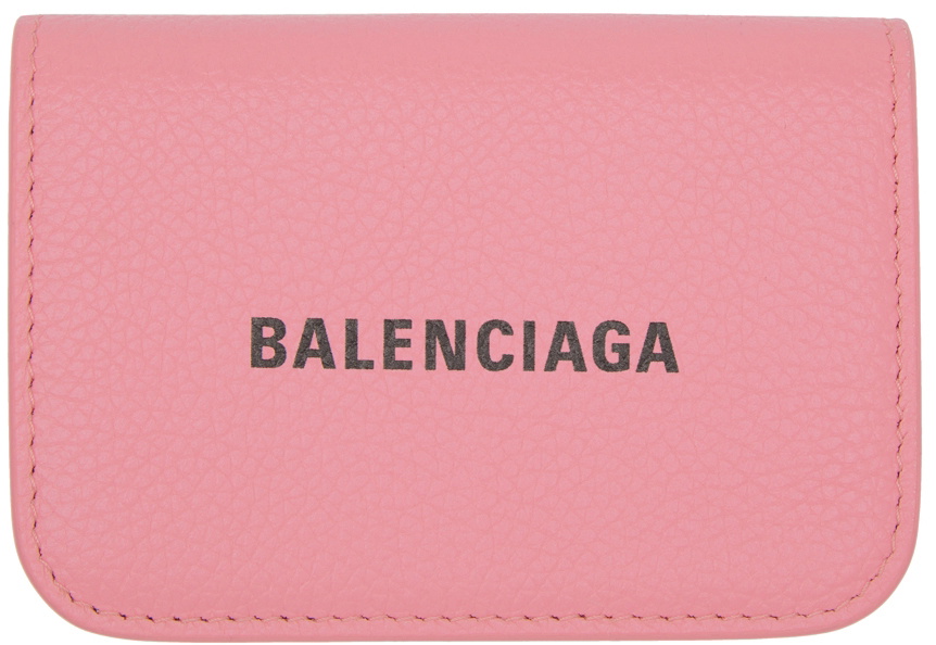 Balenciaga Pink Mini Flap Wallet Balenciaga