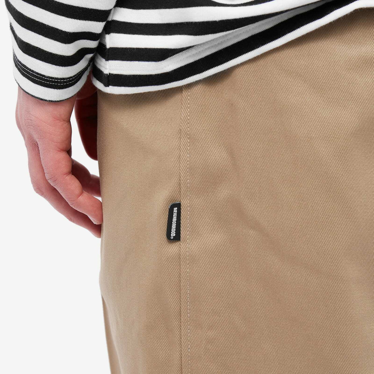 Neighborhood Men's Wide Chino in Beige Neighborhood