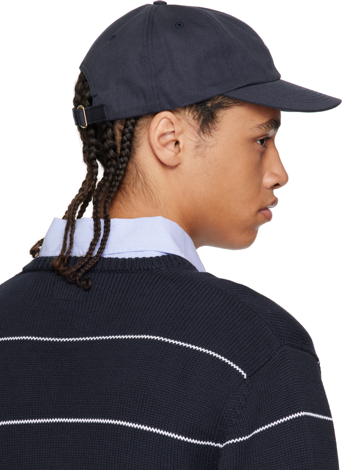 Noah Navy Classic Core Logo 6-Panel Cap Noah NYC
