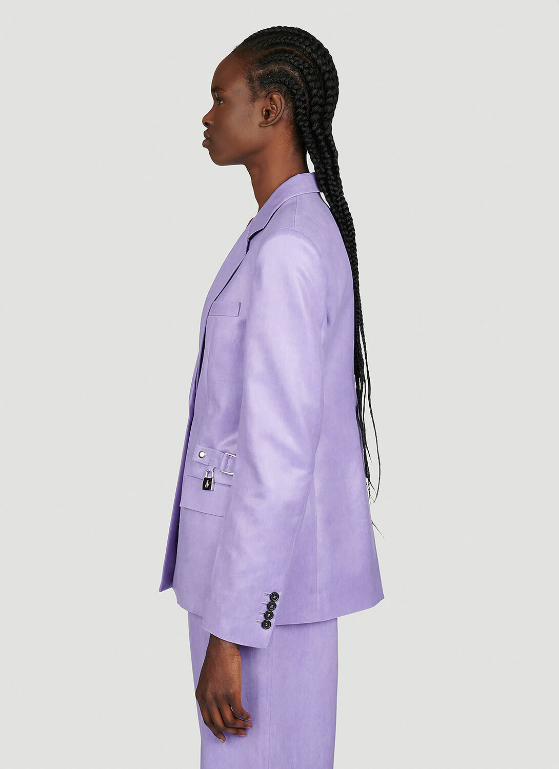 JW Anderson Padlock Strap Suit Single Breasted Blazer JW Anderson