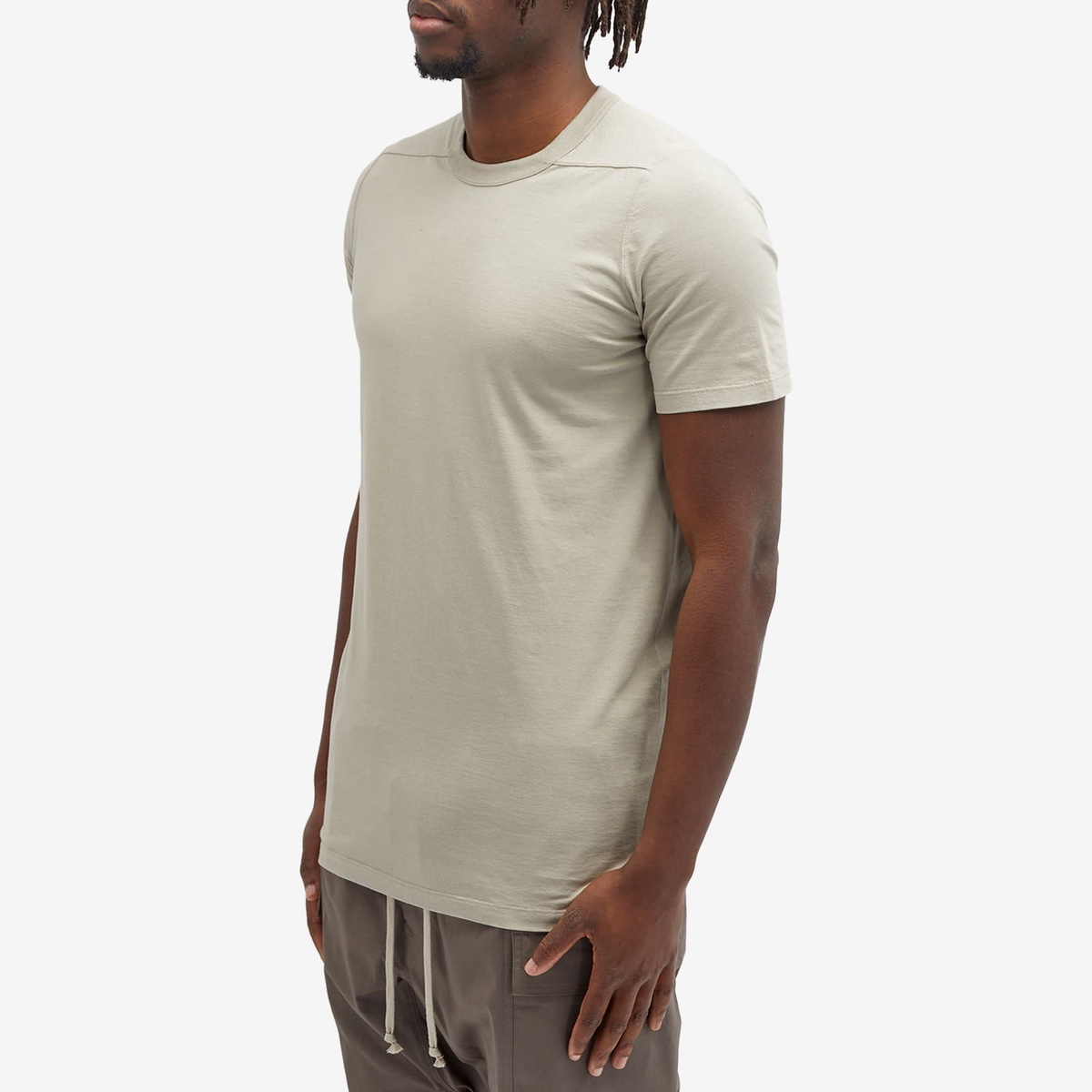 Rick Owens Men's Level T-Shirt in Pearl Rick Owens