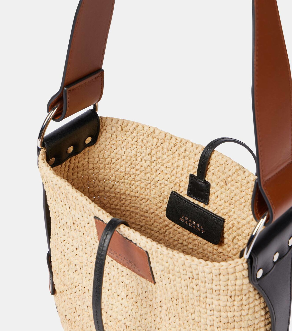 Isabel Marant Bayia Mini raffia shoulder bag Isabel Marant