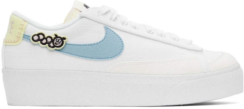 Nike White Blazer Low Platform Sneakers Nike