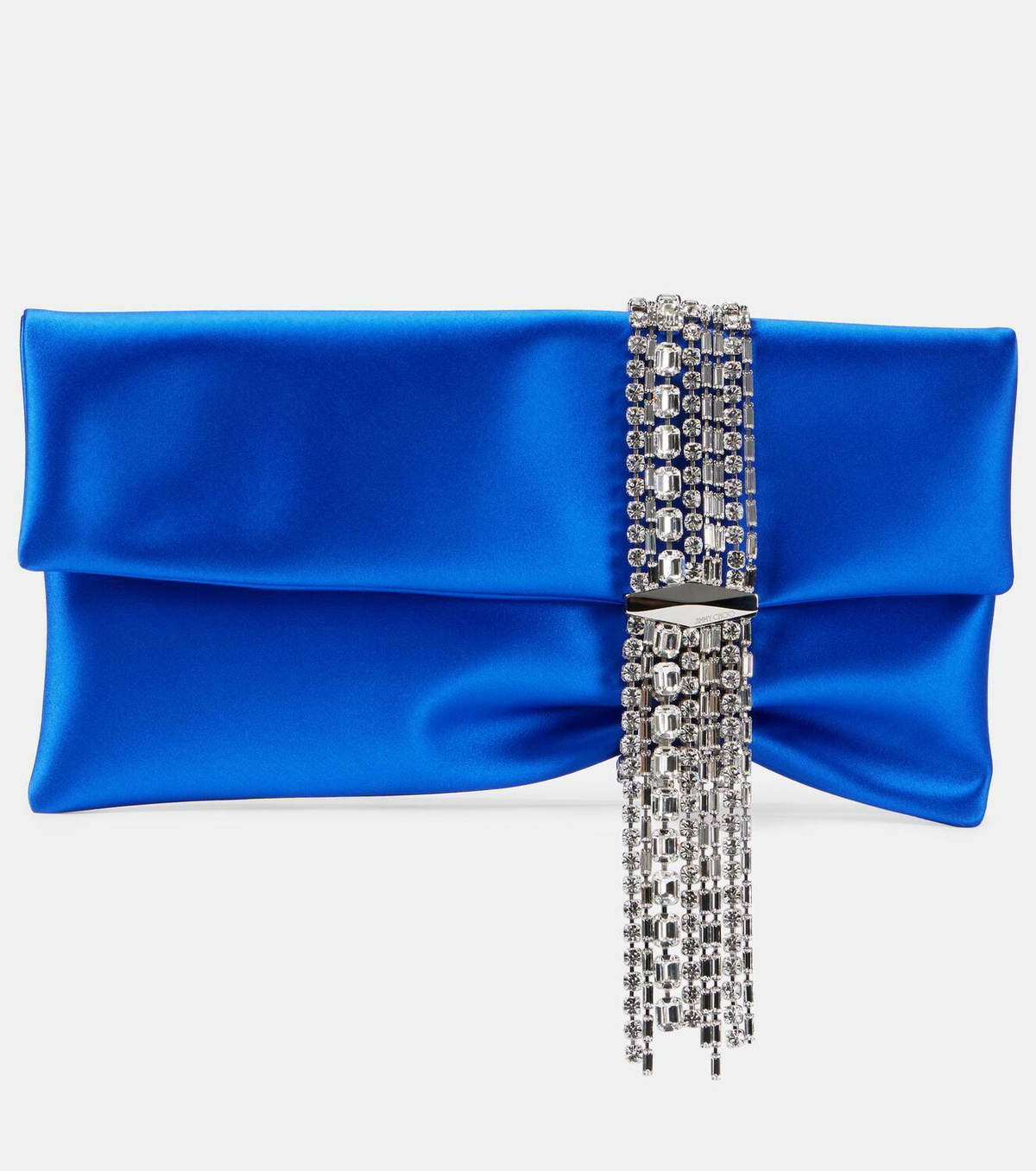 Jimmy Choo Zandra Small embellished satin clutch Jimmy Choo