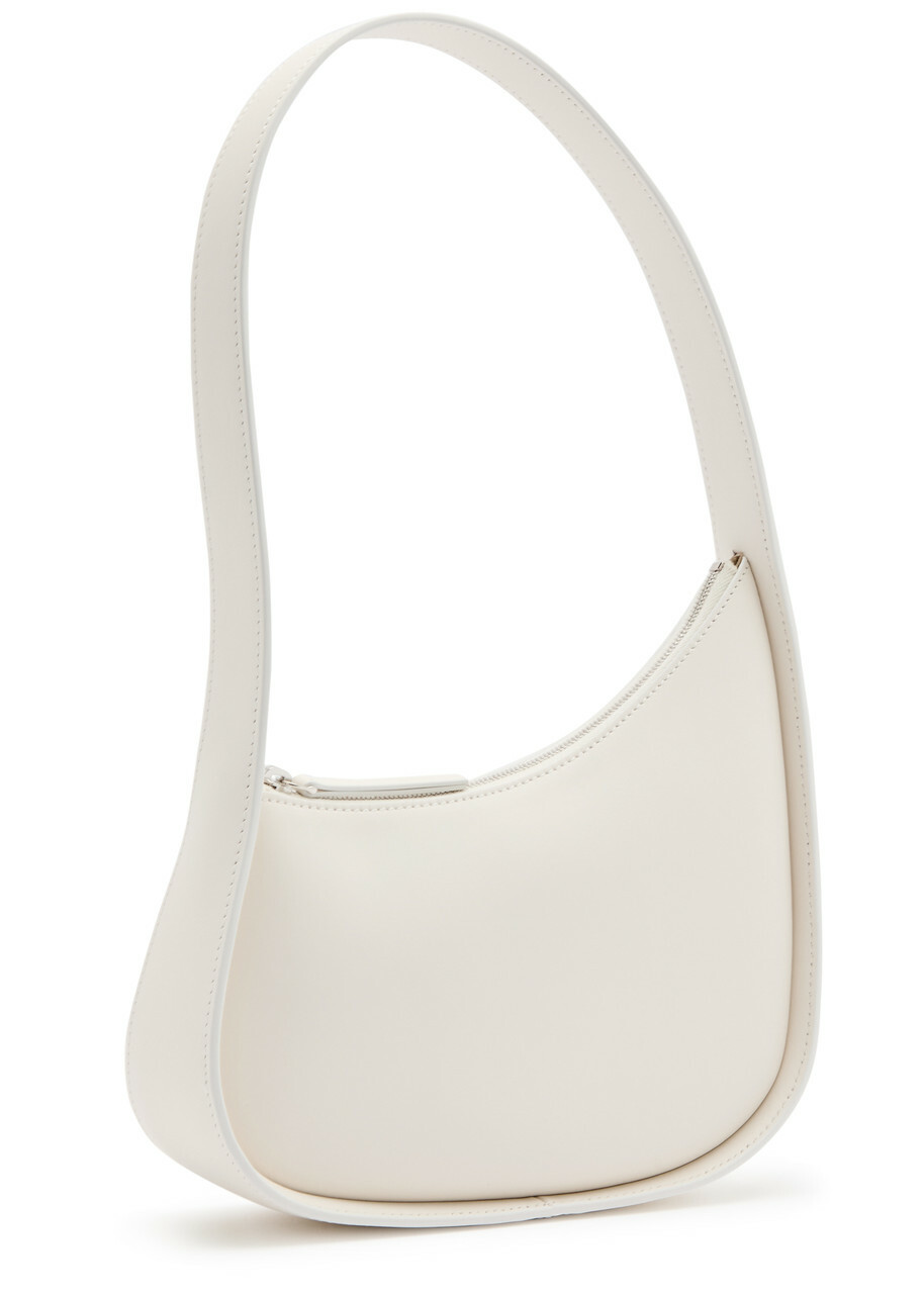 The Row Half Moon Leather Shoulder bag - Ivory - One Size The Row