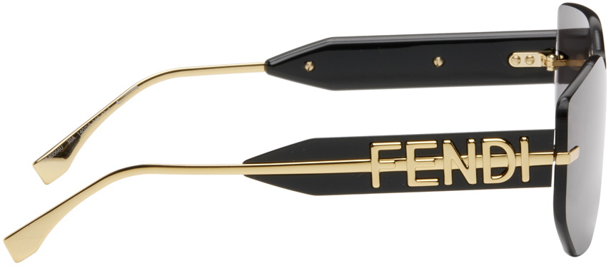 Fendi Gold Fendigraphy Sunglasses Fendi