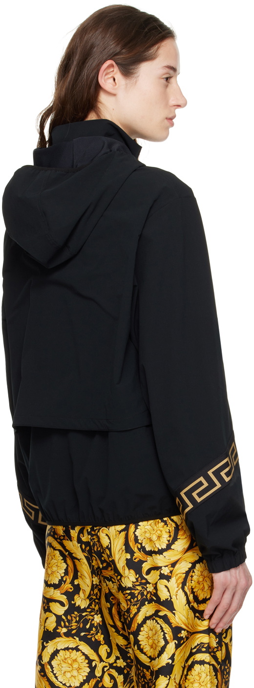 Versace Underwear Black Greca Jacket Versace Underwear