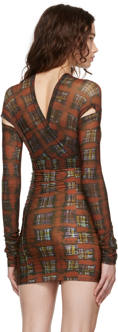 KNWLS Orange Anti Cross Over Blouse KNWLS