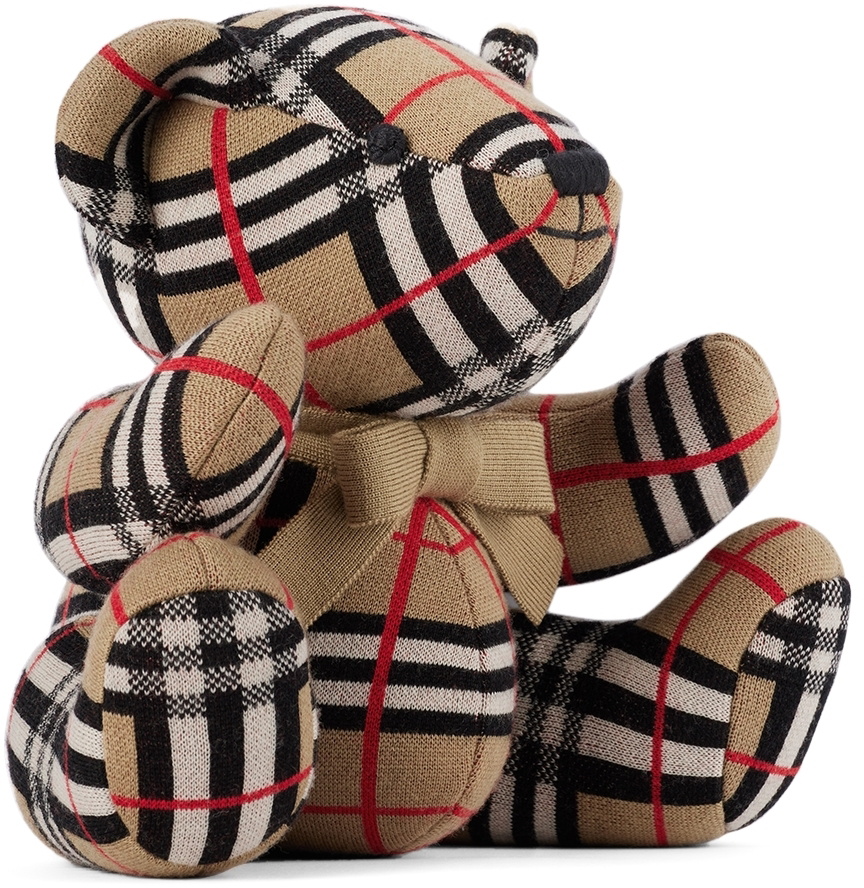 Burberry Baby Beige Check Bear Plush Toy Burberry