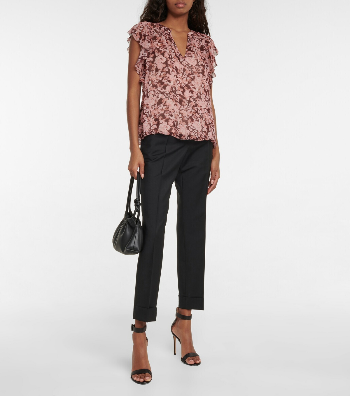 Velvet - Ruffled floral blouse Velvet