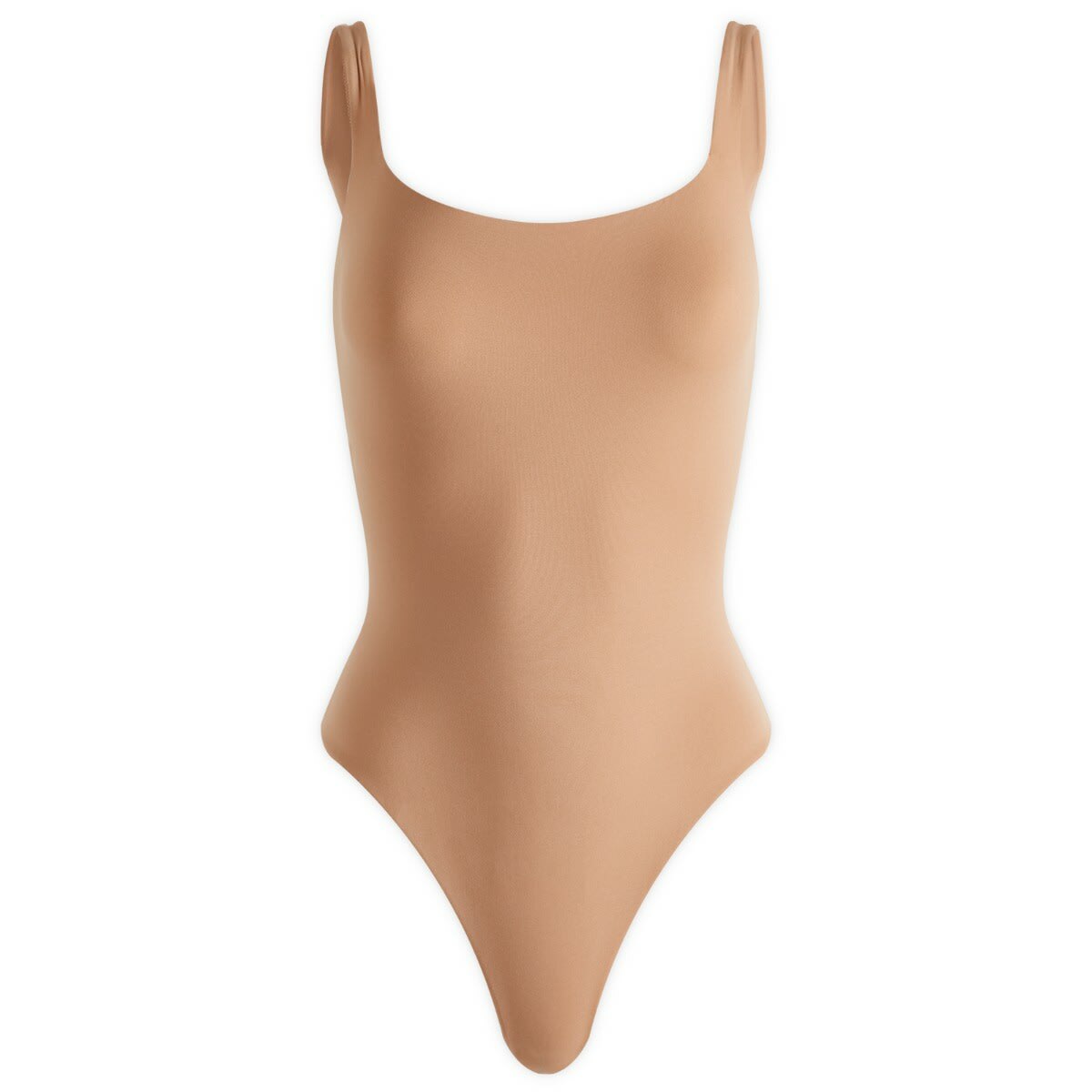 SKIMS Women's Fits Everybody Square Neck Bodysuit in Sienna SKIMS