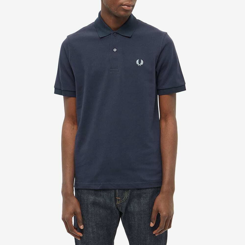 Fred Perry Authentic Men's Reissues Original Plain Polo Shirt in Navy ...