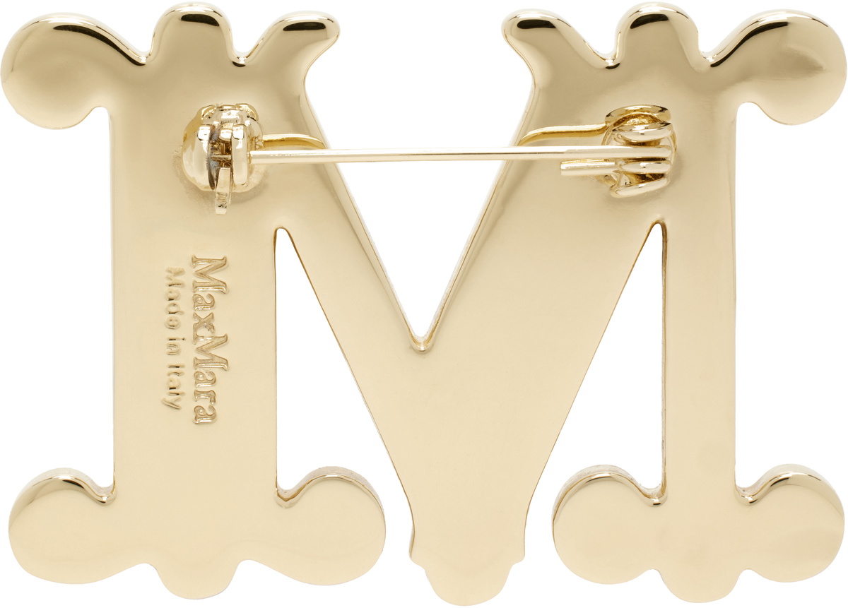 Max Mara Gold Bath2 Brooch Max Mara