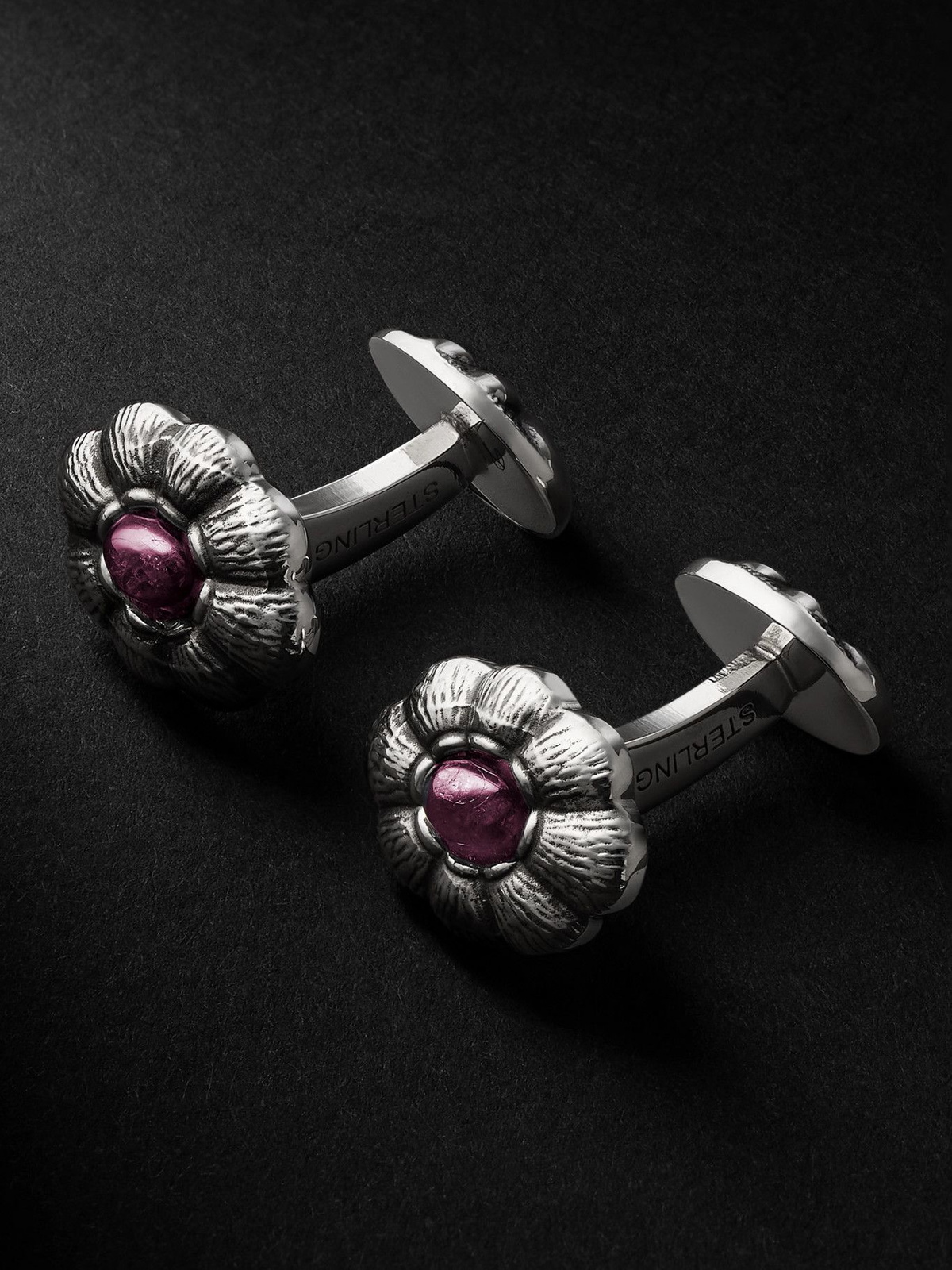 Buccellati - Silver Ruby Cufflinks Buccellati
