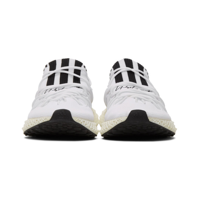 Y-3 White Runner 4D II Sneakers Y-3