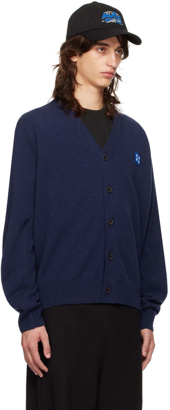 ADER error Navy TRS Tag 01 Cardigan ADER error