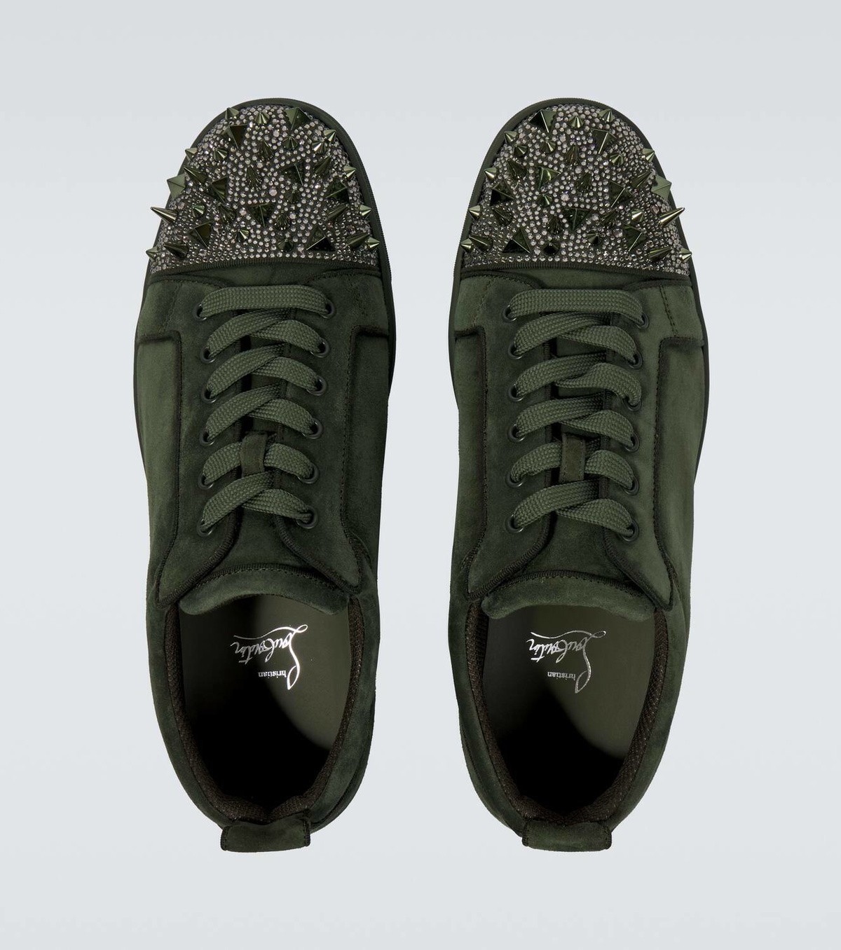 Christian Louboutin Louis Junior Spikes suede sneakers Christian Louboutin