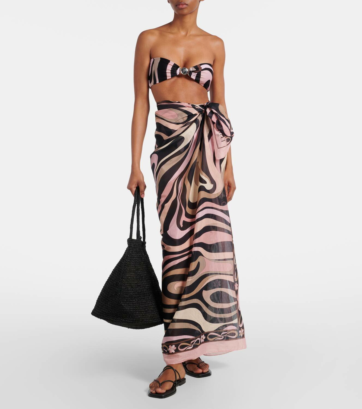 Pucci Marmo cotton beach cover-up Emilio Pucci