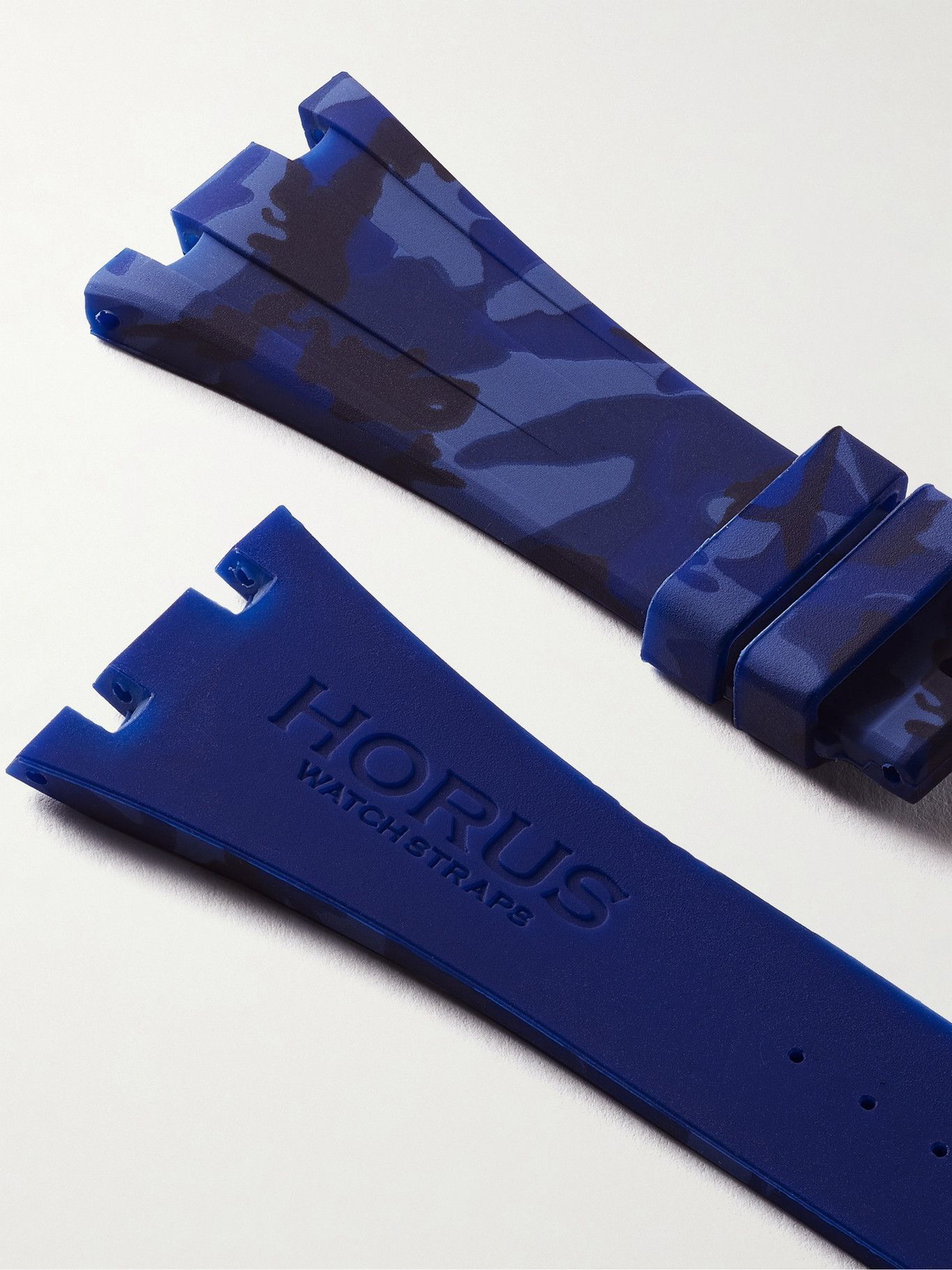 Horus Watch Straps - Deployment 42mm Camouflage-Print Rubber Watch ...