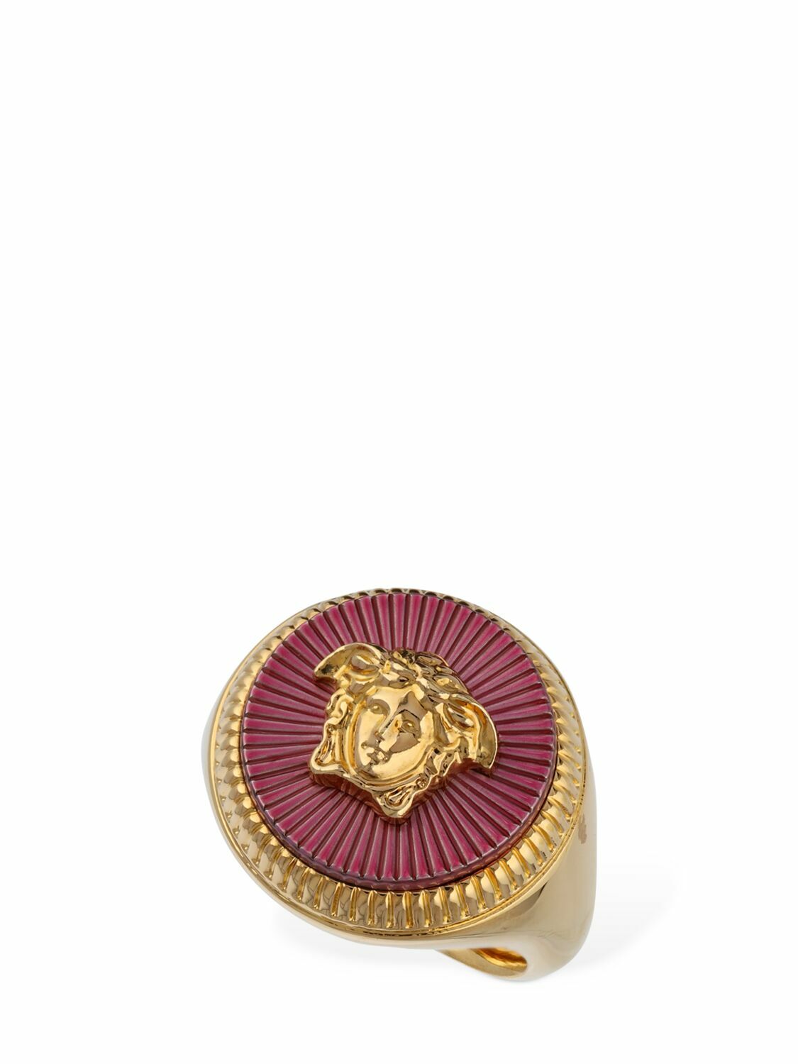 VERSACE - Medusa Thick Enamel Ring Versace