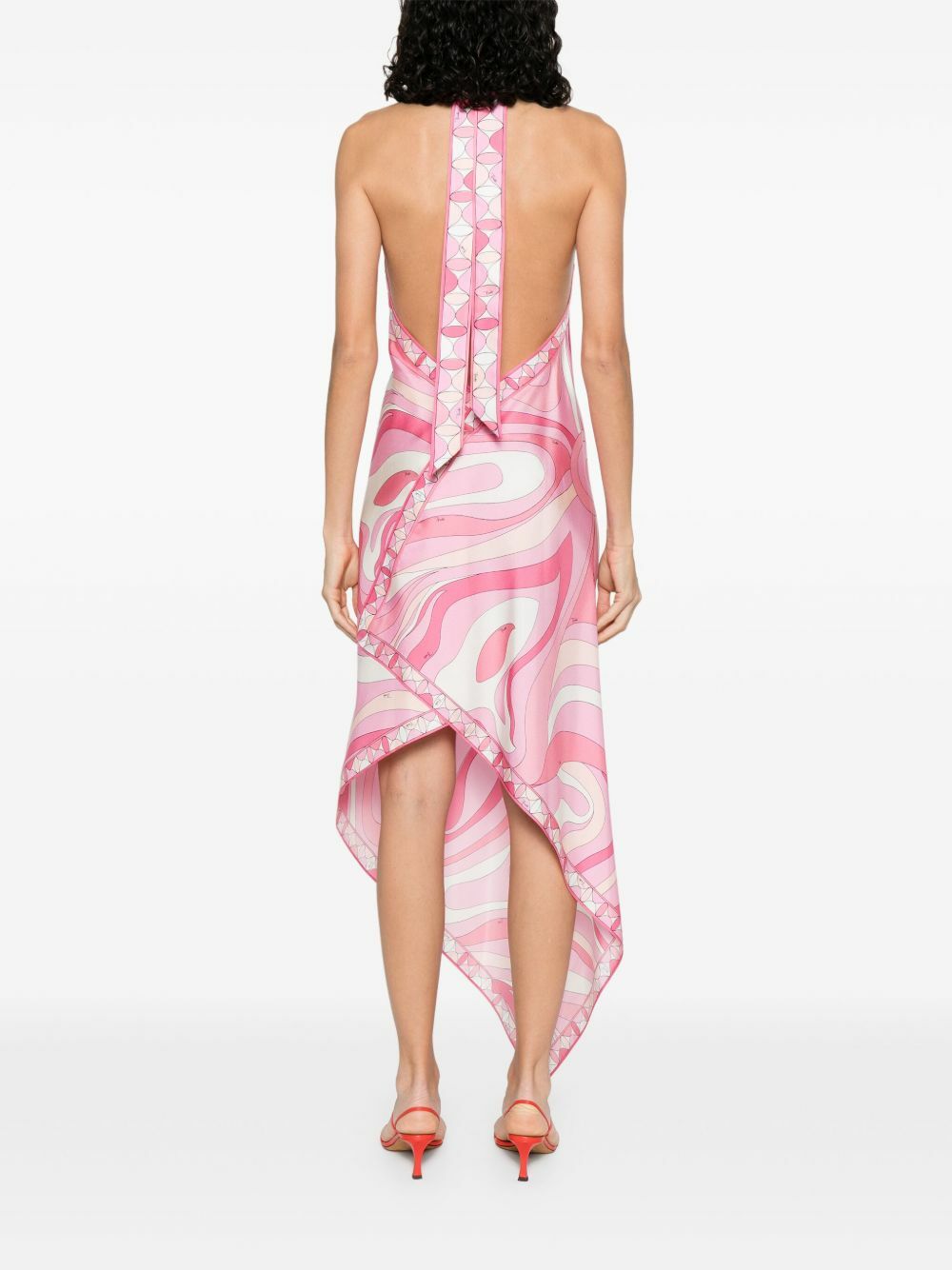 PUCCI Iride-Print Midi Dress Emilio Pucci