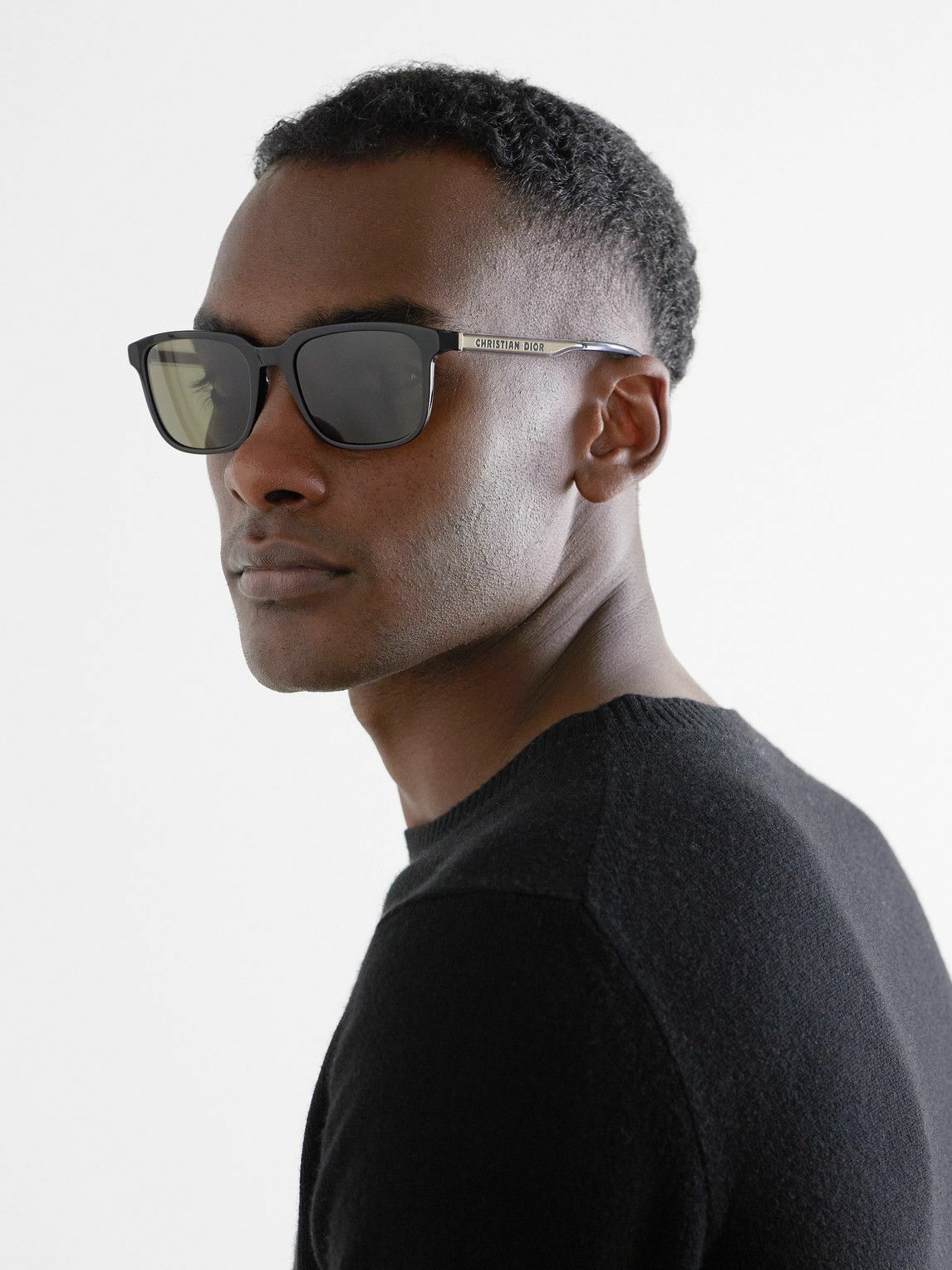 Dior Eyewear - DiorTag SU Square-Frame Acetate and Gold-Tone Sunglasses ...
