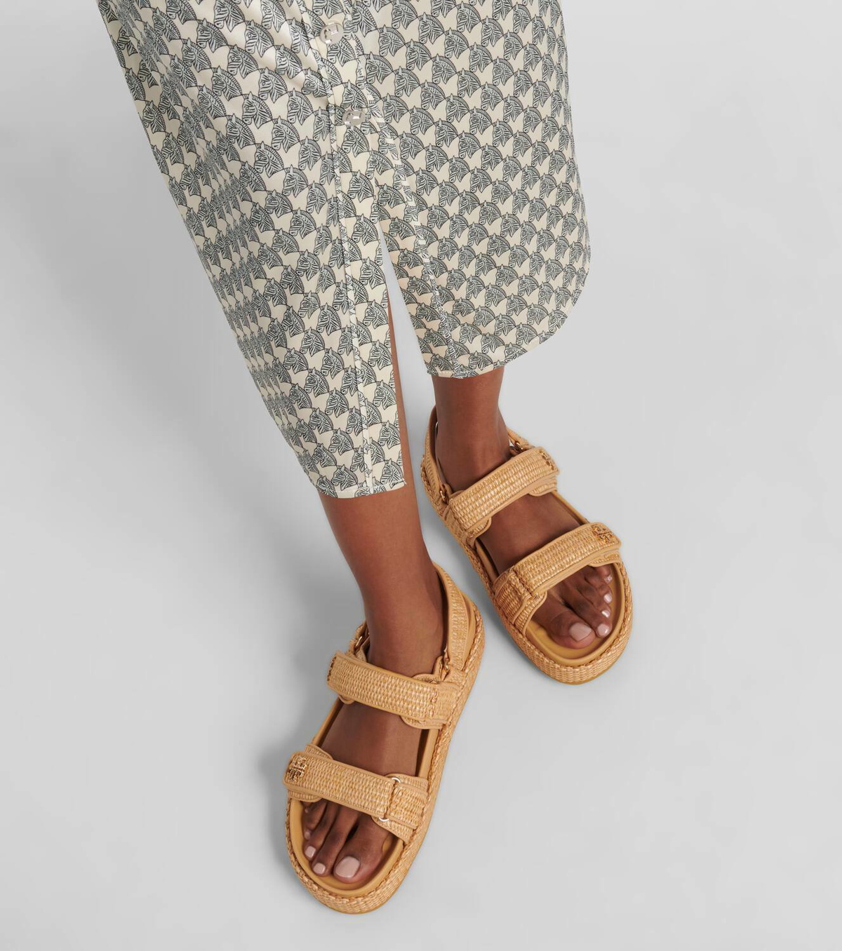 Tory Burch Kira raffia sandals Tory Burch