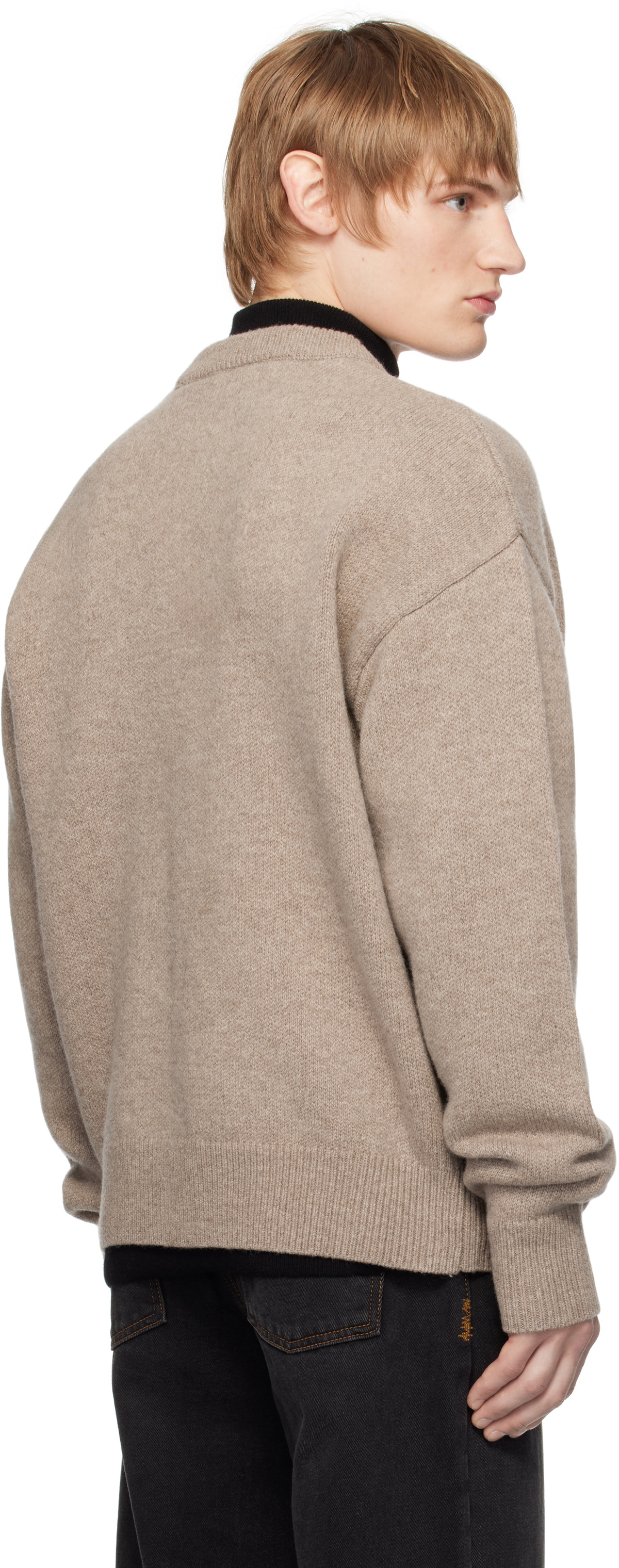 Axel Arigato Beige Ash Signature Cardigan Axel Arigato