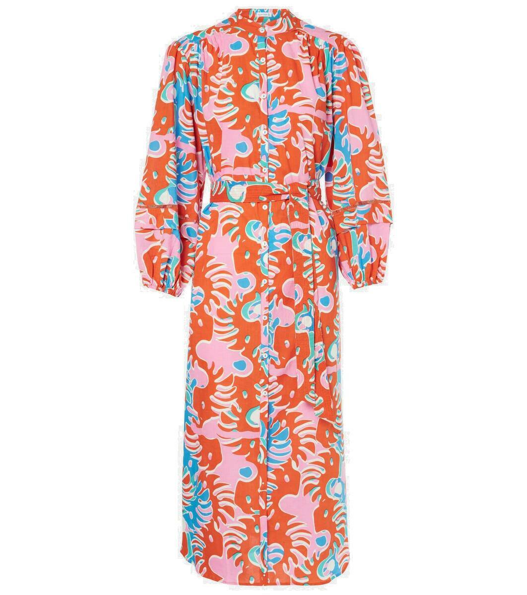 Poupette St Barth Cathy printed cotton shirt dress Poupette St Barth