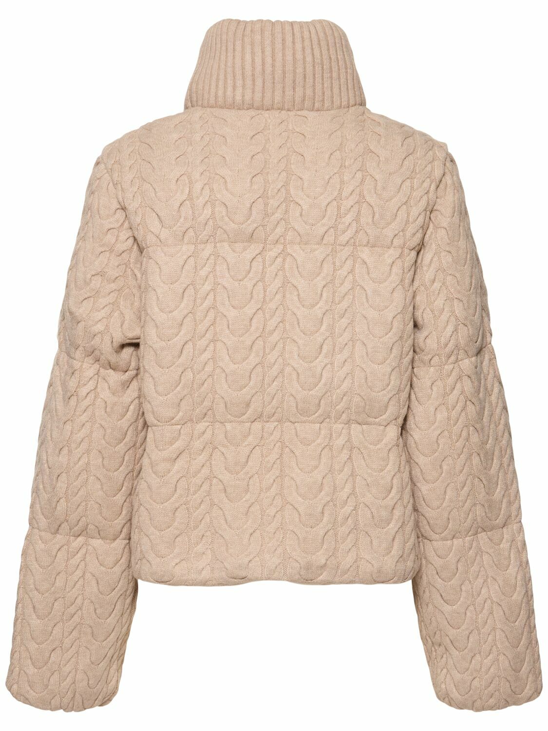 VARLEY Reggie Cable Knit Puffer Jacket Varley