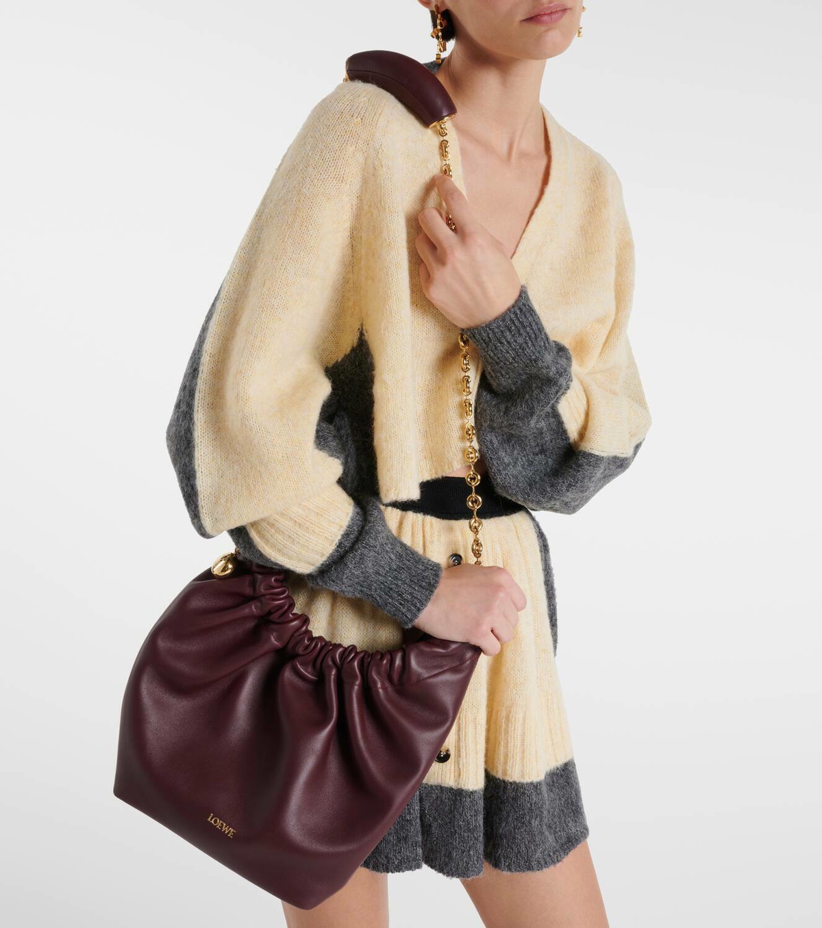 Loewe Squeeze Small leather shoulder bag Loewe