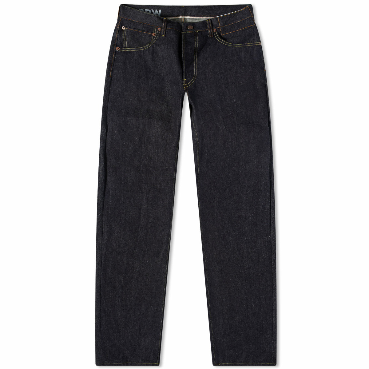 Visvim Men's Social Sculpture Slim Raw 01 Jean in L32 Visvim