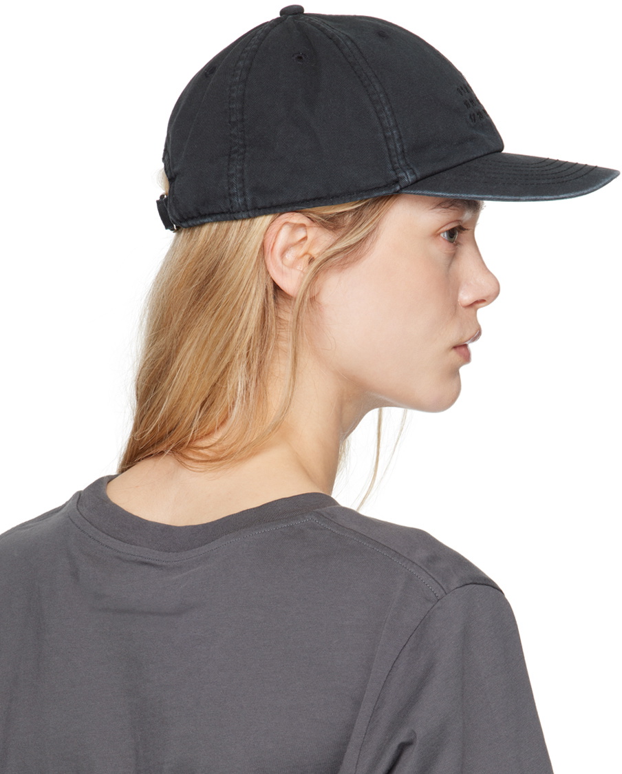 MM6 Maison Margiela Black Baseball Cap MM6 Maison Margiela