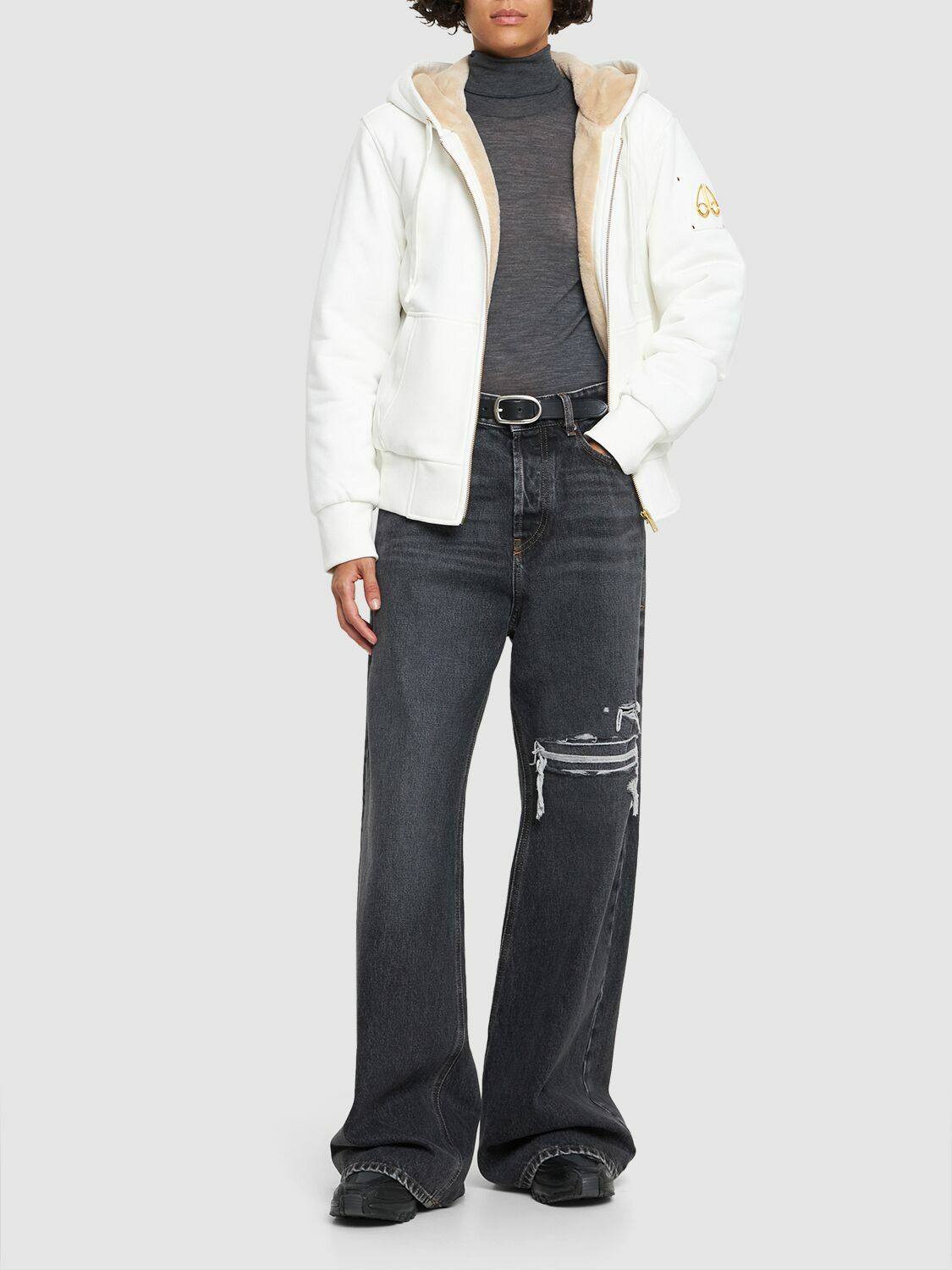 MOOSE KNUCKLES - Gold Capsule Madison Bunny Sweater Moose Knuckles