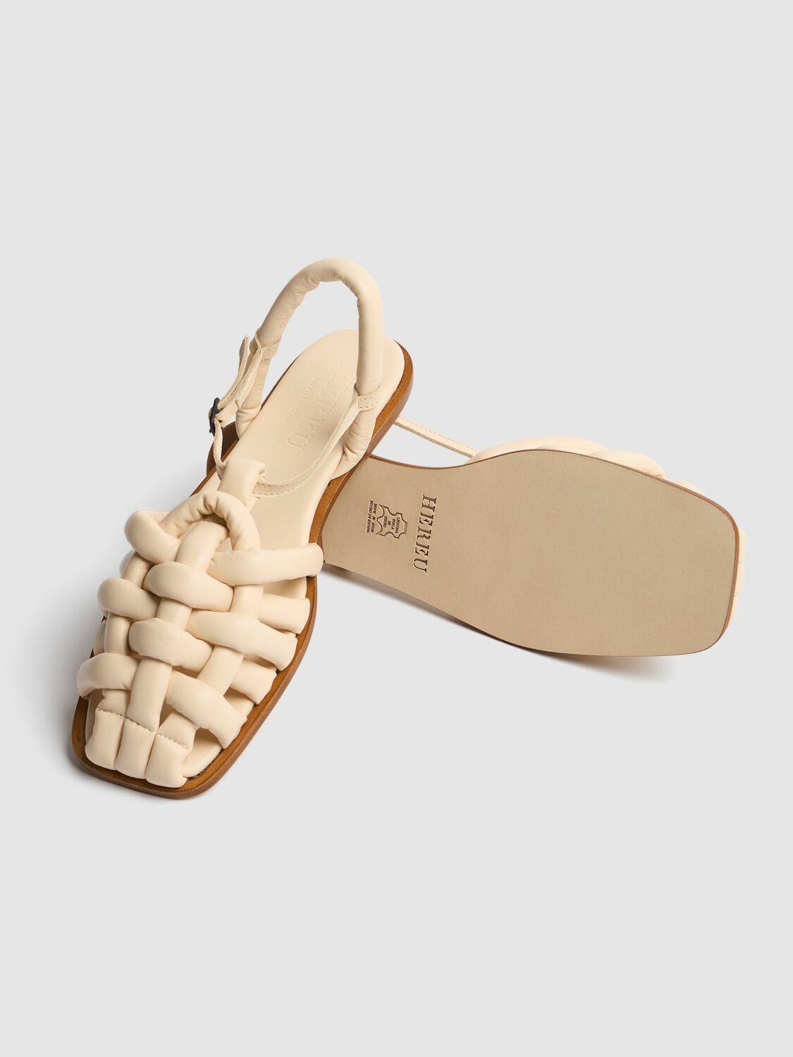 HEREU 10mm Cabersa Leather Sandals HEREU