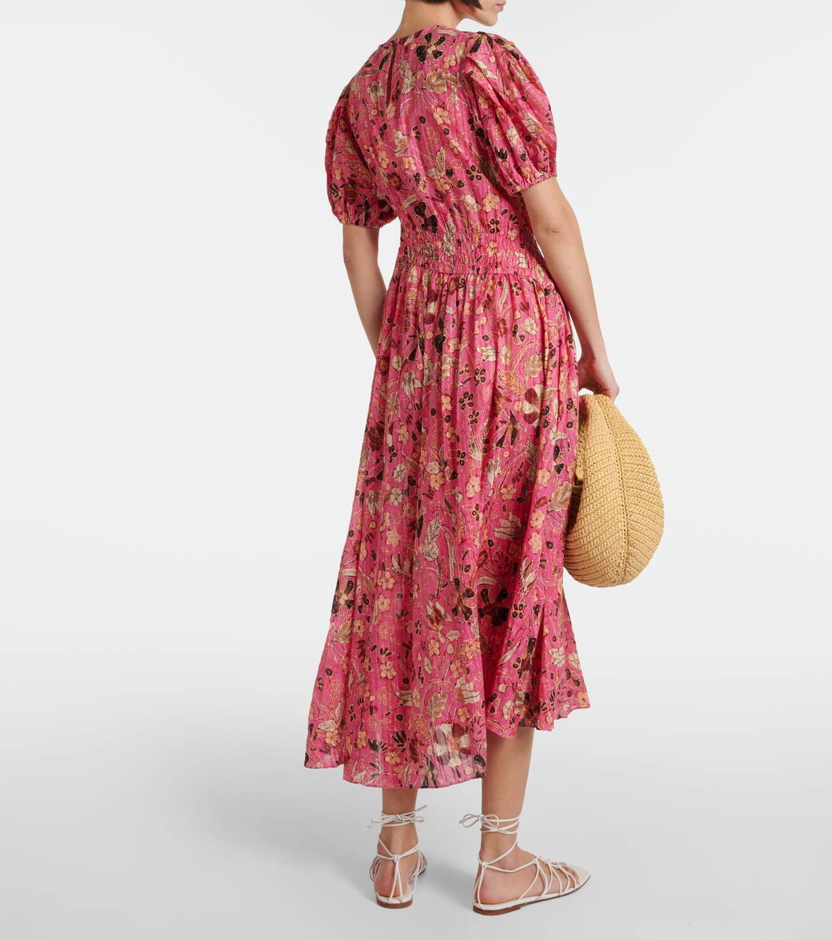 Ulla Johnson Eden cotton-blend midi dress Ulla Johnson