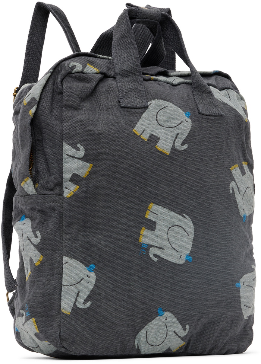 Bobo Choses Kids Gray 'The Elefant All Over' Backpack Bobo Choses