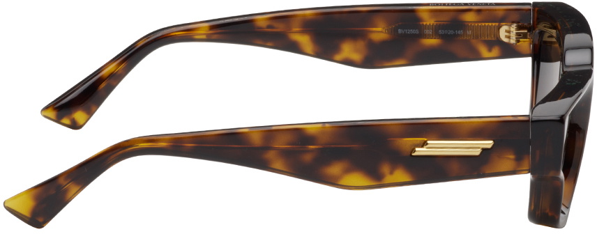 Bottega Veneta Tortoiseshell Sharp Sunglasses Bottega Veneta