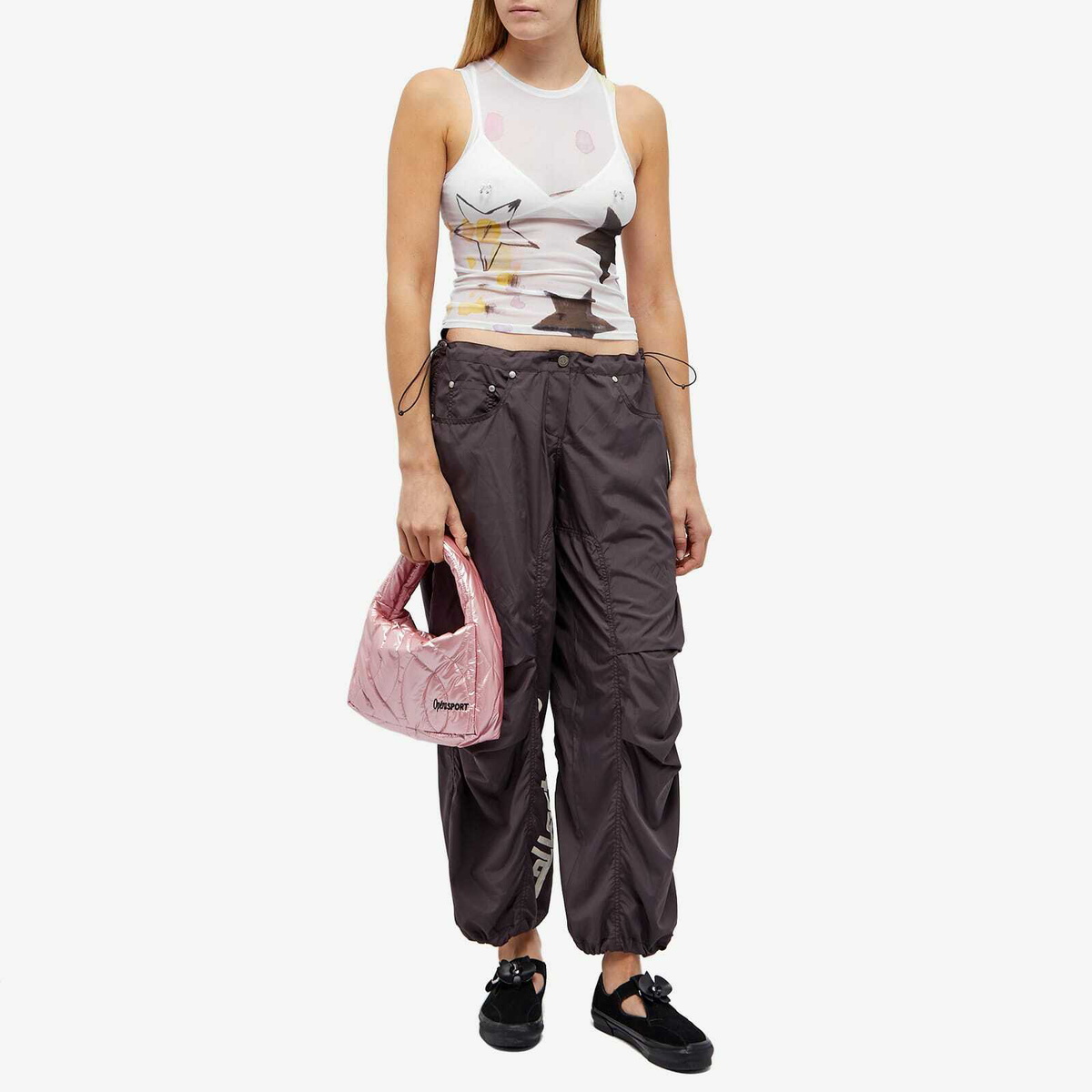 Collina Strada Women's Pierced Dachi Top in Star Burst Collina Strada