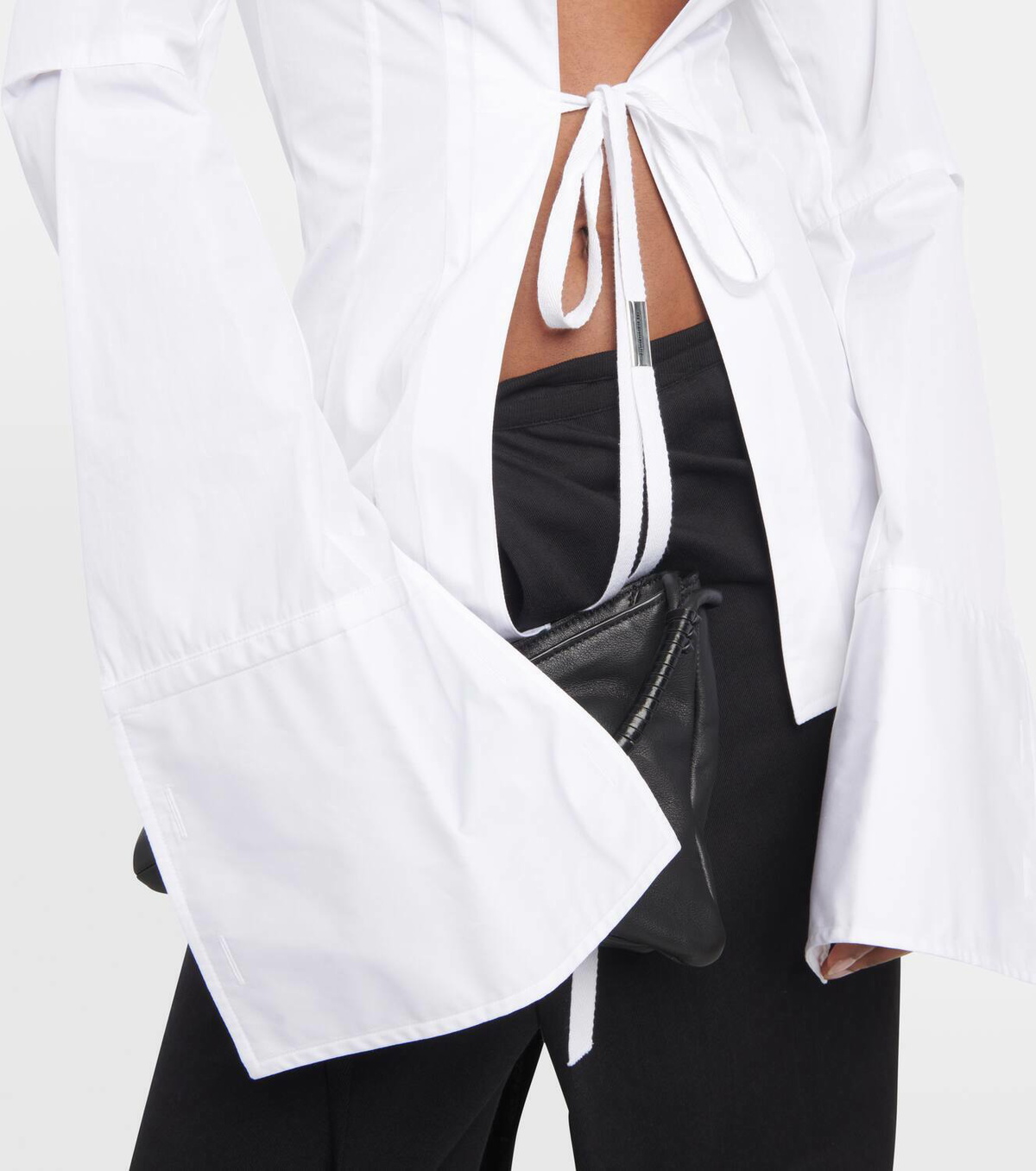 Ann Demeulemeester Linsey cotton poplin shirt Ann Demeulemeester