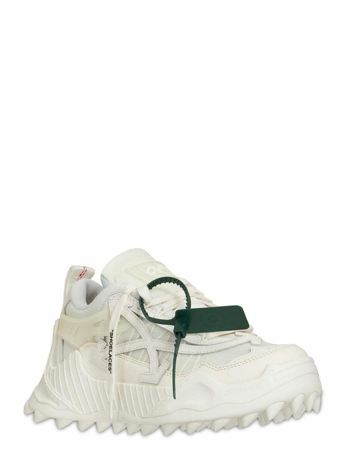 OFF-WHITE - 45mm Odsy 1000 Mesh Sneakers Off-White
