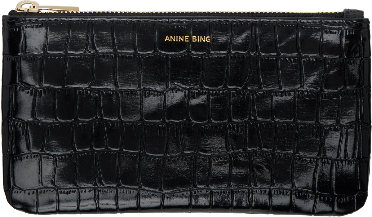 ANINE BING Black Elly Pouch ANINE BING