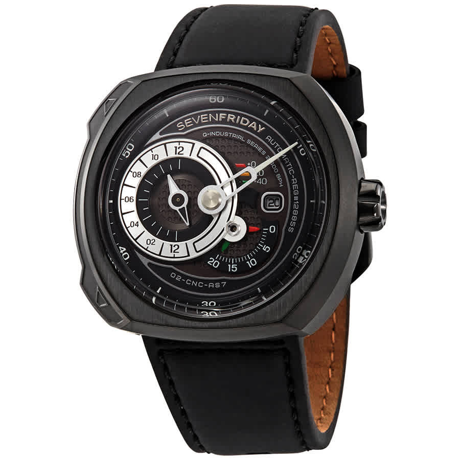 SevenFriday Q-Series Black Dial Automatic Mens Watch Q3/05 SevenFriday