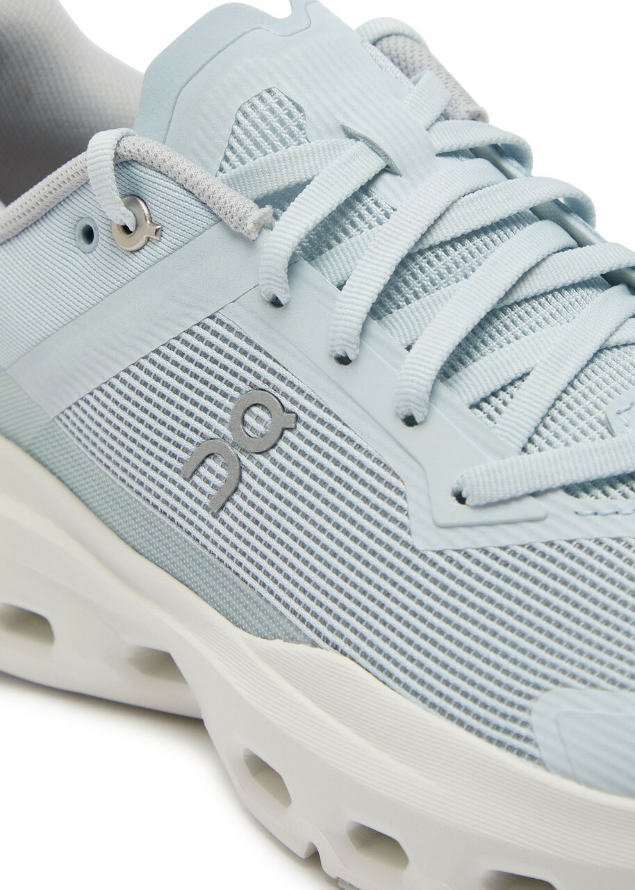 ON Cloudpulse Next Panelled Mesh-knit Sneakers Light Blue On