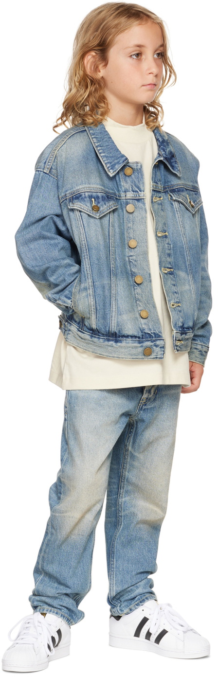 Essentials Kids Blue 5-Pocket Jeans Essentials